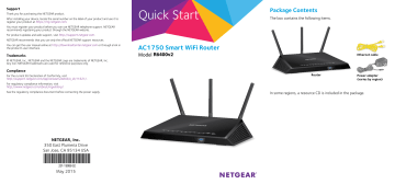 NETGEAR WiFi Router R6400v2 Quick Start Guide | Manualzz