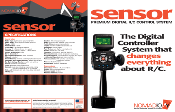 Nomadio TSDNMD-AM01 DigitalR/C control system User Manual | Manualzz