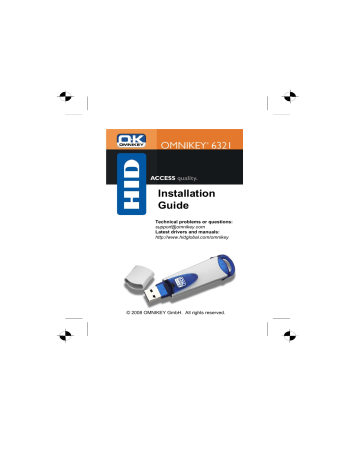 OMNIKEY 6321 Installation Guide | Manualzz