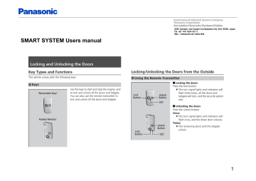 Panasonic Car Users manual | Manualzz