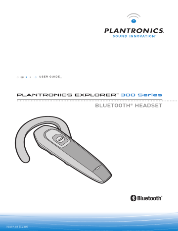 Plantronics AL8-E3XX BluetoothHeadset User Manual | Manualzz
