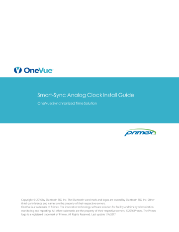 Smart-Sync Analog Clock Install Guide | Manualzz