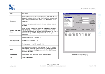 Bluetooth Chip BlueCore 01 Instruction Manual | Manualzz