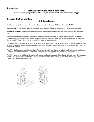 FreeXwire FW8R, FW9T, FW7Q, FW10, FW12 - Instructions | Manualzz