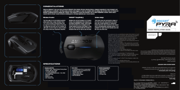 ROCCAT Pyra Wireless Gaming Mouse User Manual | Manualzz