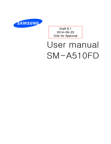 SAMSUNG mobile phone A510FD User Manual | Manualzz