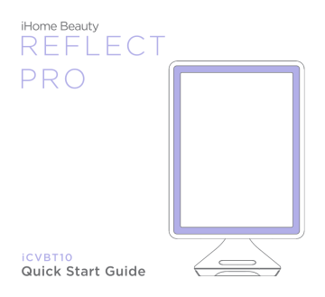 iHome Reflect PRO Quick Start Guide | Manualzz