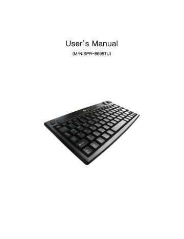 Sejin keyboard SPR-8695TU user's manual | Manualzz