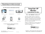 TempTale Ultra Manual: Temperature Monitoring & Data Analysis | Manualzz