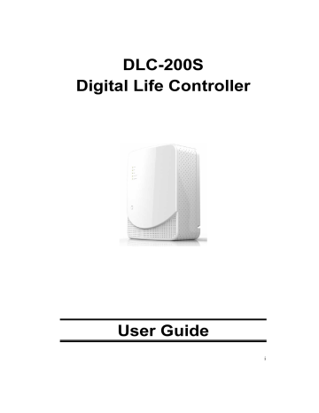 Digital Life Controller DLC 200S User Guide | Manualzz