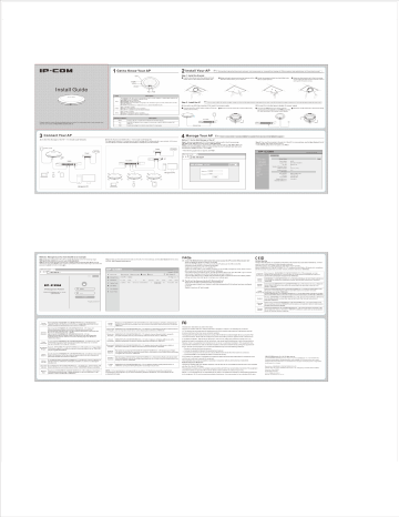 IP-COM AP355 v2.0 Wireless Access Point Install Guide | Manualzz