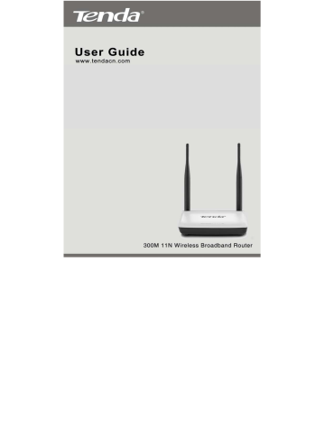 Tenda 300M 11N Wireless Broadband Router User Guide | Manualzz