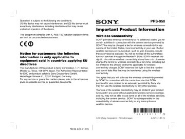 PRS 950 User Manual | Manualzz