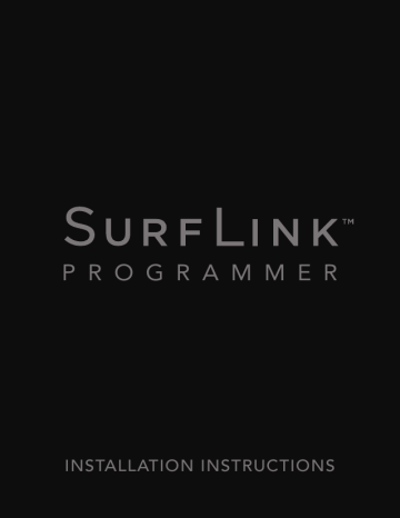 Hearing aid programmer SurfLink Programmer Installation Instructions ...
