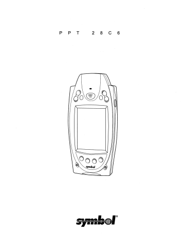 Symbol Technologies PPT 2800 PPT 28C6 Quick Reference Guide | Manualzz