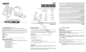 Symbol MC3000 Series handheld mobile computer User Guide | Manualzz