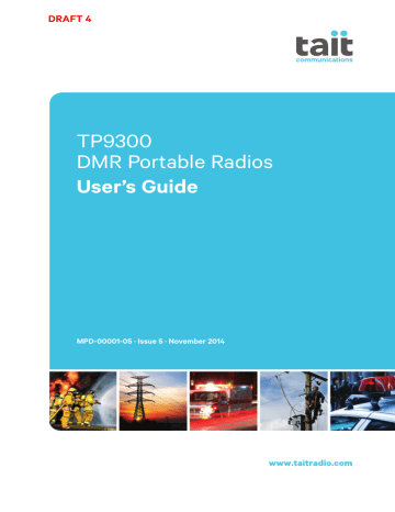 TP9300 DMR portable radio User’s Guide | Manualzz