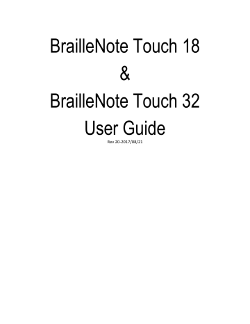 BrailleNote Touch BrailleNote Touch 18, BrailleNote Touch BrailleNote ...