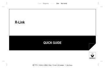 R-Link system Quick Guide | Manualzz