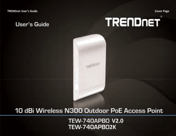TRENDnet Wireless Access Point 740APBO V2.0, 740APBO2K User's Guide ...