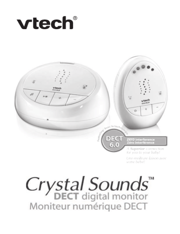 VTech Crystal Sounds DECT Baby Monitor User Manual | Manualzz