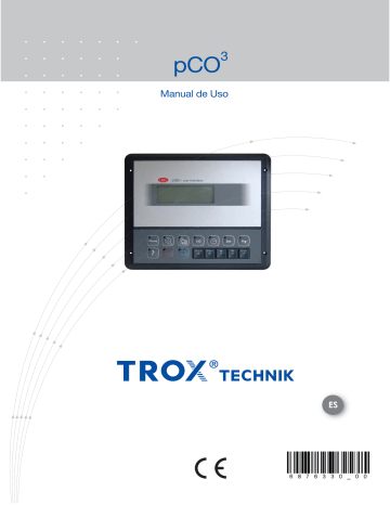 Trox Technik pCO3 Manual de usuario | Manualzz