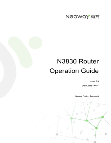 Neoway N3830 Operation Manual | Manualzz
