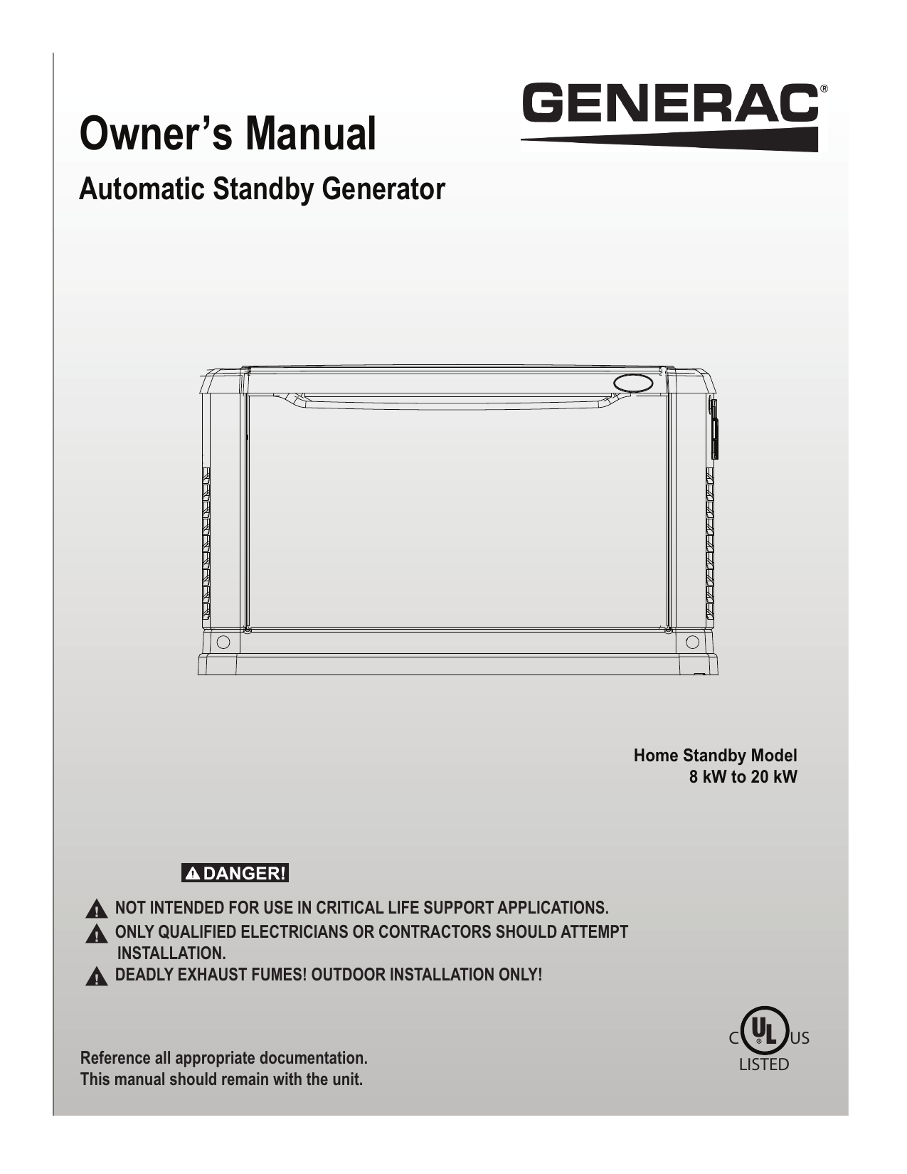 Generac 20kw Parts Diagram