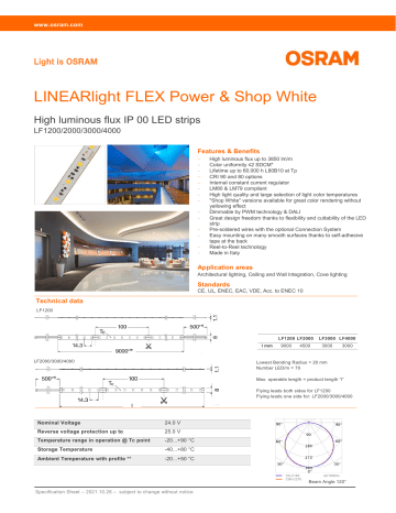 Osram LF2000-G3-824-04 L1 Specification | Manualzz