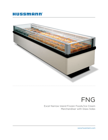 Hussman FNG Display Case Product sheet | Manualzz