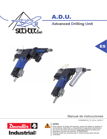 Desoutter SETI-TEC LINE A.D.U. Manual de usuario | Manualzz
