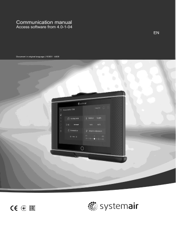 Systemair Geniox Core Owner's Manual | Manualzz