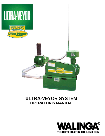 Walinga ULTRA-VEYOR SYSTEM Operator's Manual | Manualzz