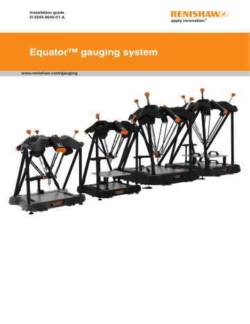 Renishaw Equator™ gauging system Installation Guide | Manualzz
