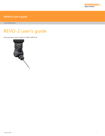 Renishaw REVO-2 User Guide | Manualzz
