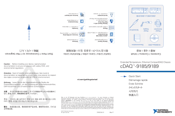 National Instruments CompactDAQ cDAQ-9189 Quick Start Manual | Manualzz