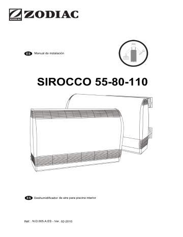 Zodiac SIROCCO 110 Installation manual | Manualzz