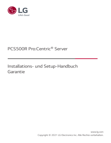 LG PCS500R Benutzerhandbuch | Manualzz