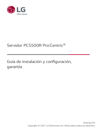 LG PCS500R Manual de usuario | Manualzz