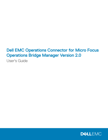 Dell EMC OpenManage Operations Connector for Micro Focus OBM software User's guide | Manualzz