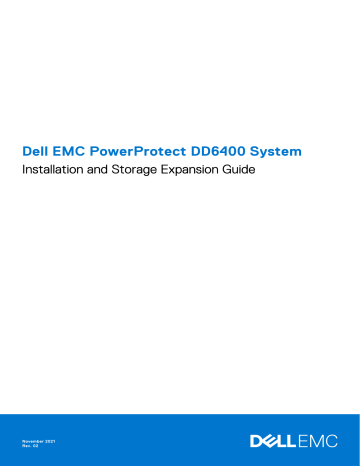 Dell DD6400 Appliance Owner's Manual | Manualzz