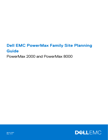 Dell PowerMax 8000 storage enterprise Specifications | Manualzz