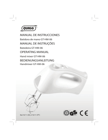 QUIGG GT-HM-06 Hand Mixer User Manual | Manualzz