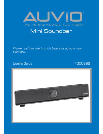 AUVIO 4000382 User Manual | Manualzz