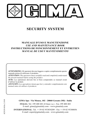 Gima 25820 Use And Maintenance Book | Manualzz