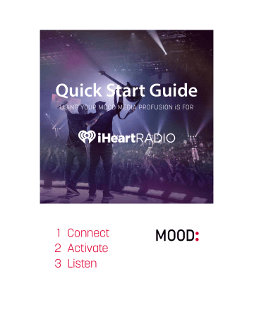 MOOD PROFUSION iS Quick Start Manual | Manualzz
