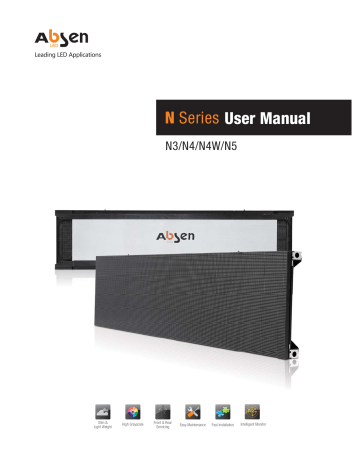 Absen N3, N4, N5 User Manual | Manualzz