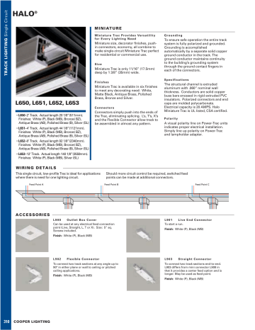 Cooper Lighting Halo L652 Brochure | Manualzz
