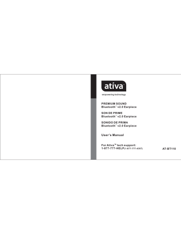 Ativa AT-BT110 User Manual | Manualzz
