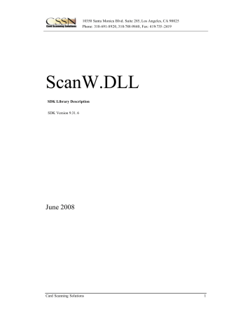 CSSN ScanShell 2000N, ScanShell 3000, ScanShell 800N Description | Manualzz